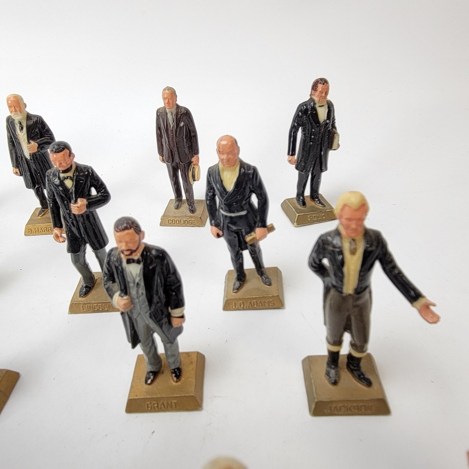 Vintage Marx Figurines - U.S. Presidents Painted Plastic Miniatures ...