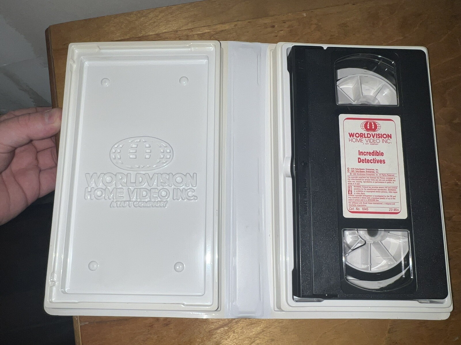 Vintage The Incredible Detectives Ruby-Spears VHS Tape Worldvision 1985 ...