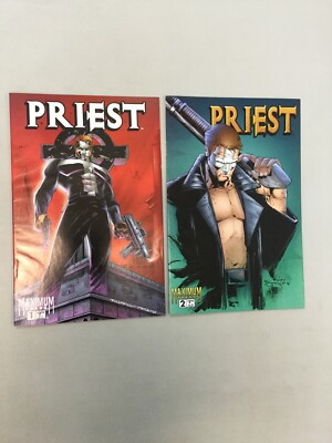 Priest 1 & 2 Complete Set Maximum Press Comics 1996 (PR02) | eBay