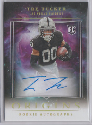 2023 Panini Origins Tre Tucker Rookie Autograph #RATRE ON-CARD RC ...