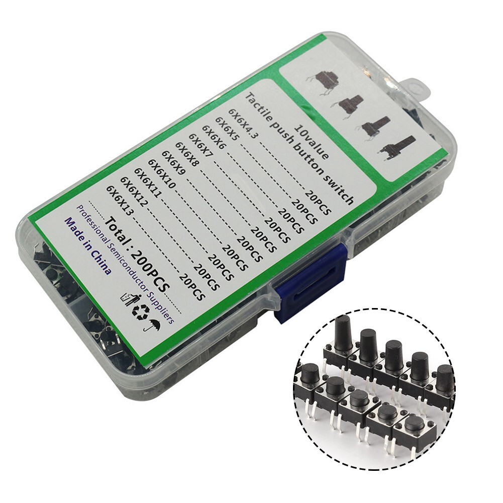 Reliable 200PCS Light Touch Button Key Switch Box for Different ...