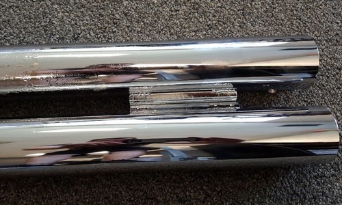 Harley Davidson Dumper Pipe Slip-On Mufflers Exhaust Pipes Street Glide ...