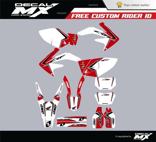 FITS HONDA CRF450X (2005 to 2017) crf 450x Graphic kit decals stickers ...