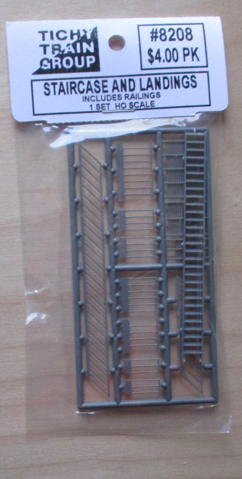 HO Staircase & Landings w/Railings Model Railroading Diorama Tichy ...