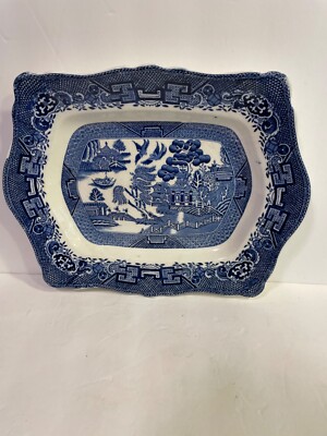 Royal Venton Ware Willow Platter - John Steventon & Sons | eBay