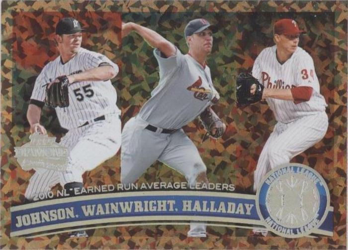 2011 Topps - League Leaders Roy Halladay, Adam Wainwright, Josh Johnson ...