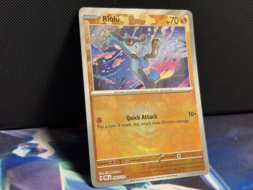 Riolu (Master Ball Pattern) 050/131 Sv: Prismatic Evolutions Holo | eBay