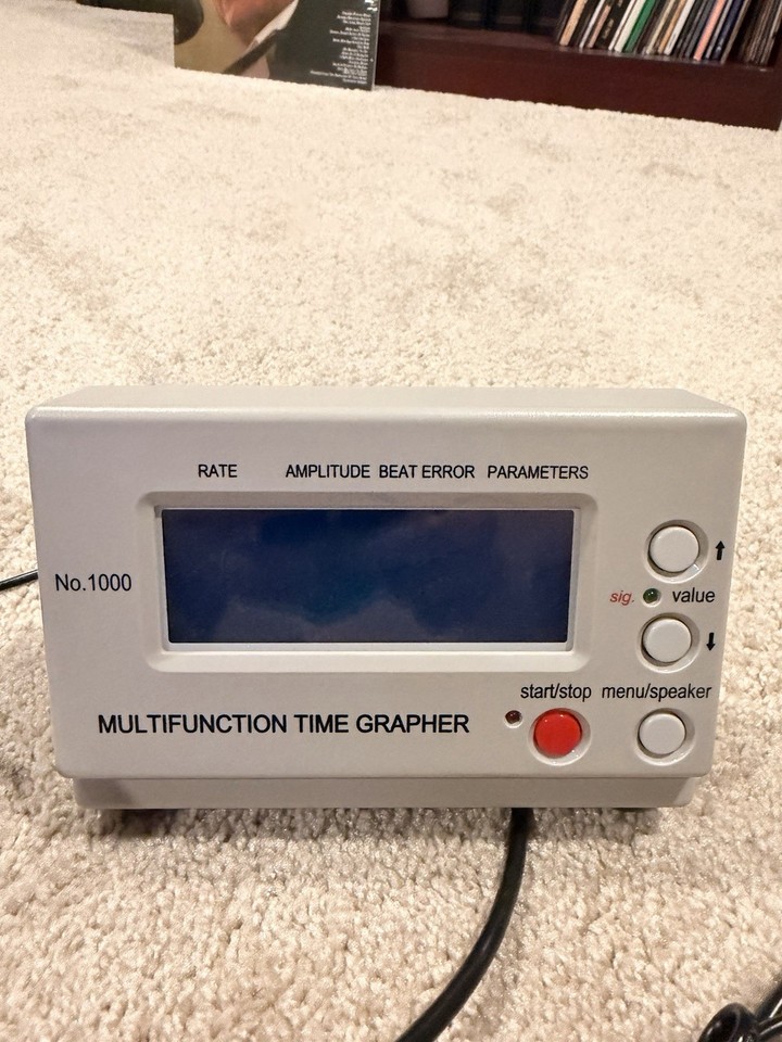 Multifunction Timegrapher 1000 Watch Test Tool needs service READ ...