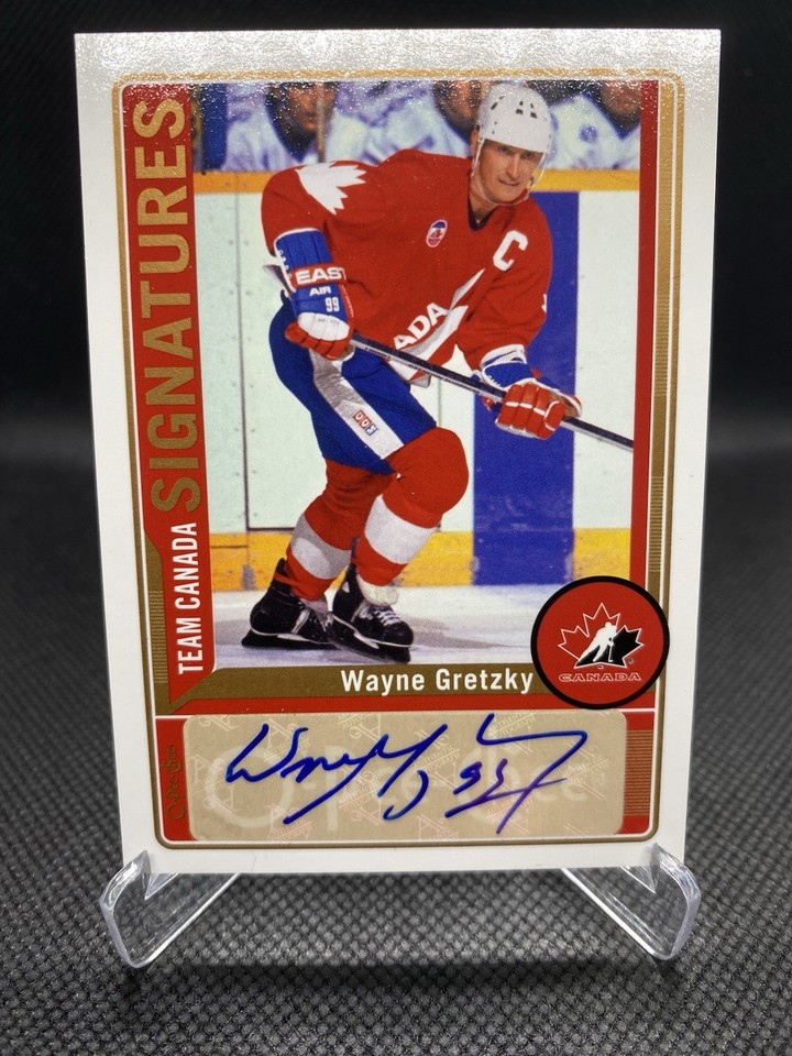2012-13 O Pee-Chee Team Canada Signatures TC-WG Wayne Gretzky | eBay