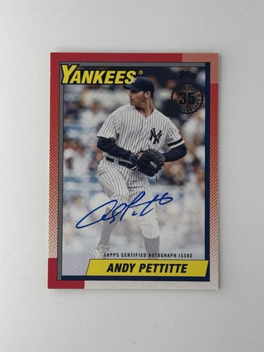 2025 Topps Series 1 On Card Autograph 1990 New York Yankees Andy ...
