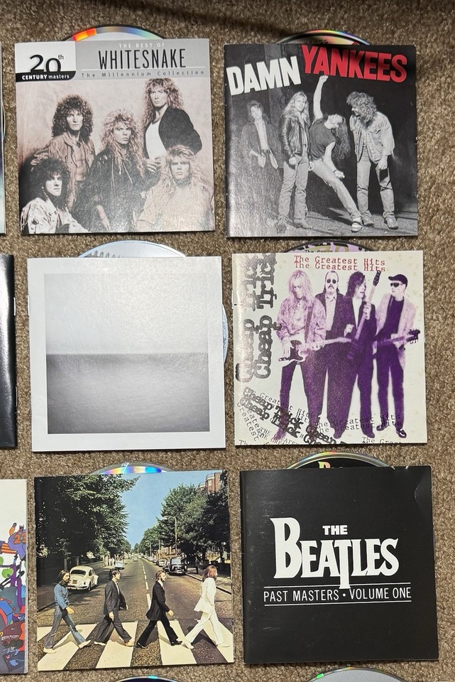 Lot of 30 - CDs Classic Rock Metal Hair Bands (Disc & Front Art ONLY ...