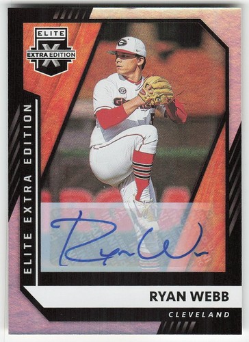 2021 Panini Elite Extra Edition #125 Ryan Webb BASEBALL Cleveland ...