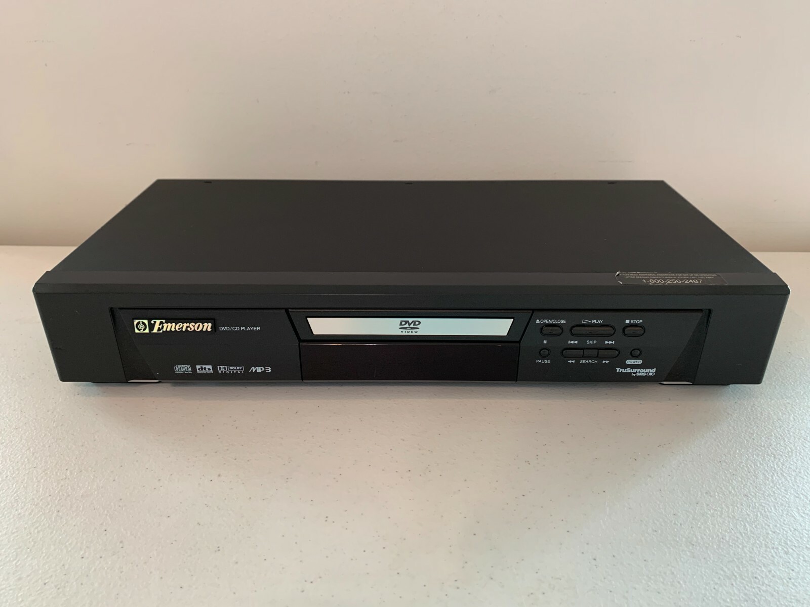 Emerson Electric DVD / CD Compact Disc Player - Black - Model EWD7002 ...