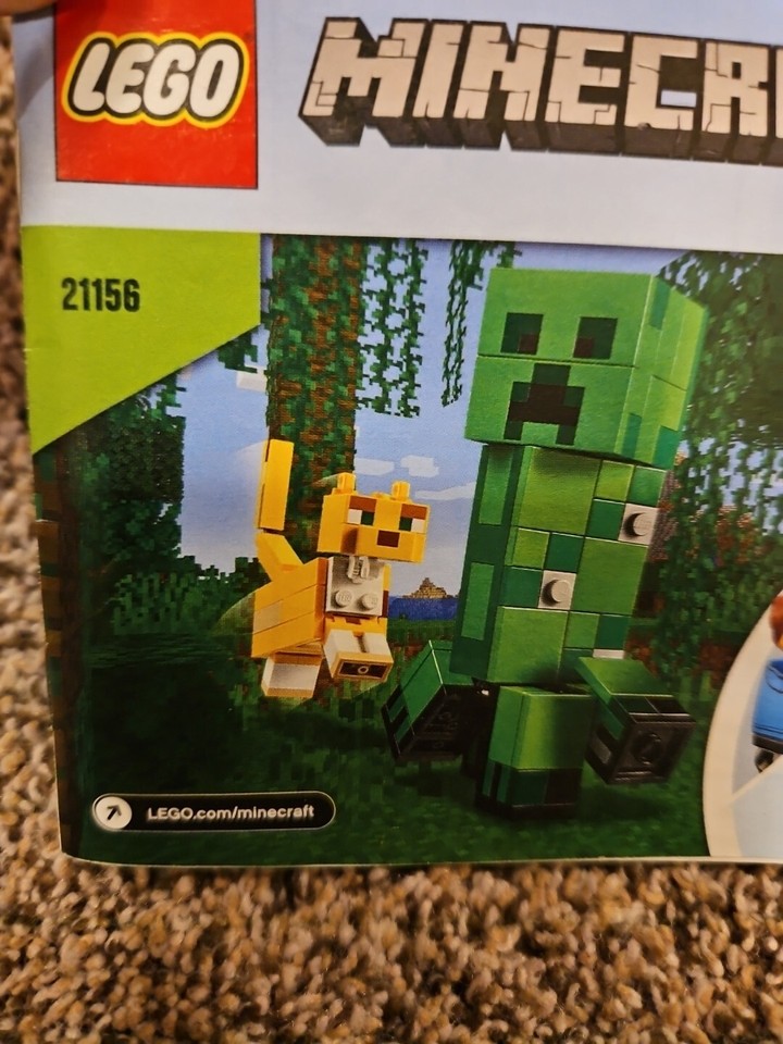 LEGO 21156 Minecraft - Instructions ONLY - manual build book original ...