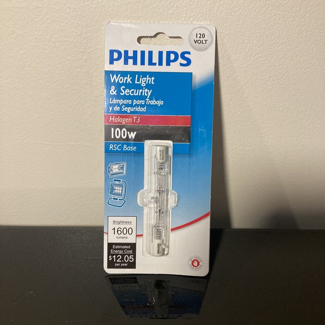 Philips 415604 Work and Security 100-watt 3.1-inch T3 RSC Double Ended ...