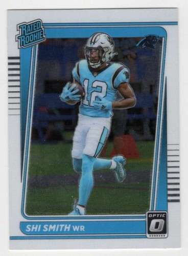SHI SMITH RC 2021 Donruss Optic #292 NFL Panthers Rated Rookies ID ...