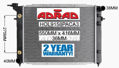 HOLDEN COMMODORE VN VP VR VS 1990-2000 V8 5.0ltr RADIATOR *GENUINE ...