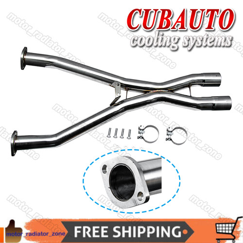 Dual 2.5" X-Pipe For 1997-2004 Chevrolet Corvette C5 Z06 5.7L V8 #60087 ...