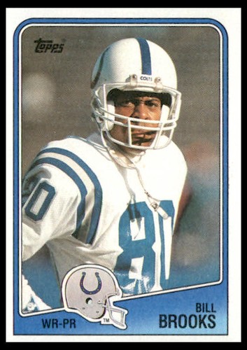 1988 Topps #121 Bill Brooks Indianapolis Colts Football Card | eBay