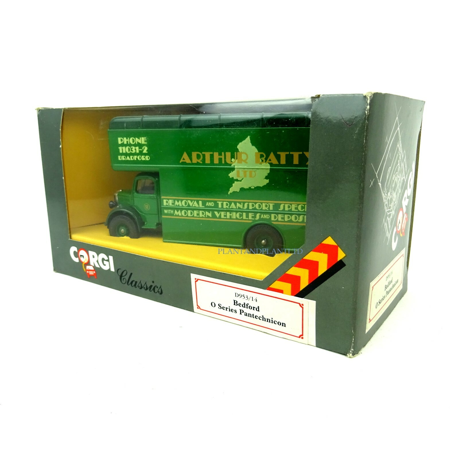 1989 Corgi Classics D953/14 Bedford O Series Pantechnicon Arthur Batty ...