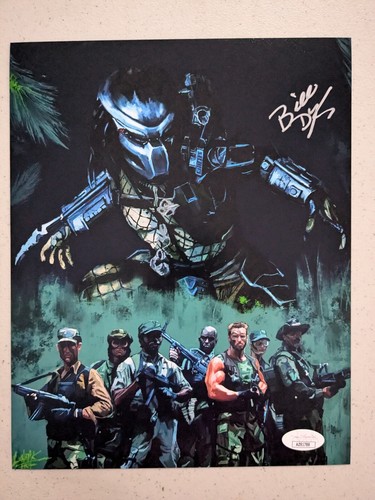 BILL DUKE Signed Predator 8x10 Photo Sgt. Mac Eliot Autograph JSA COA A ...