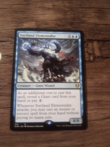1x MTG Surtland Elementalist Kaldheim 375 Regular Rare NM/M Pack Fresh ...