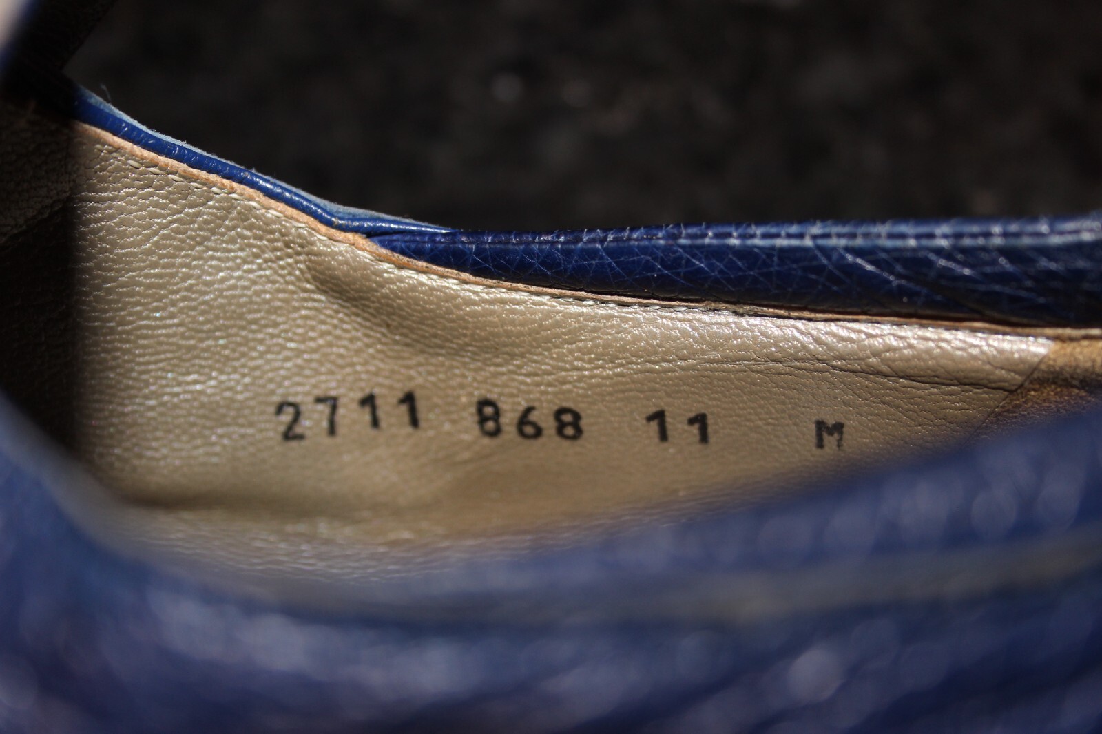 RARE Mauri City Slicker Shoes Alligator Ostrich Blue … - Gem