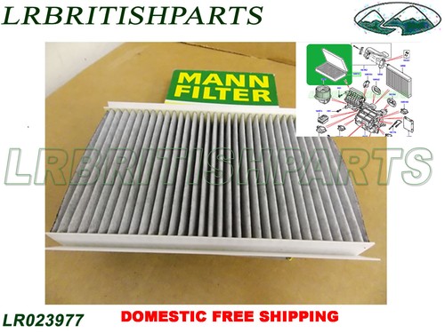 LAND ROVER POLLEN FILTER LR3 LR4 RANGE ROVER SPORT 05-13 MANN FILTER ...