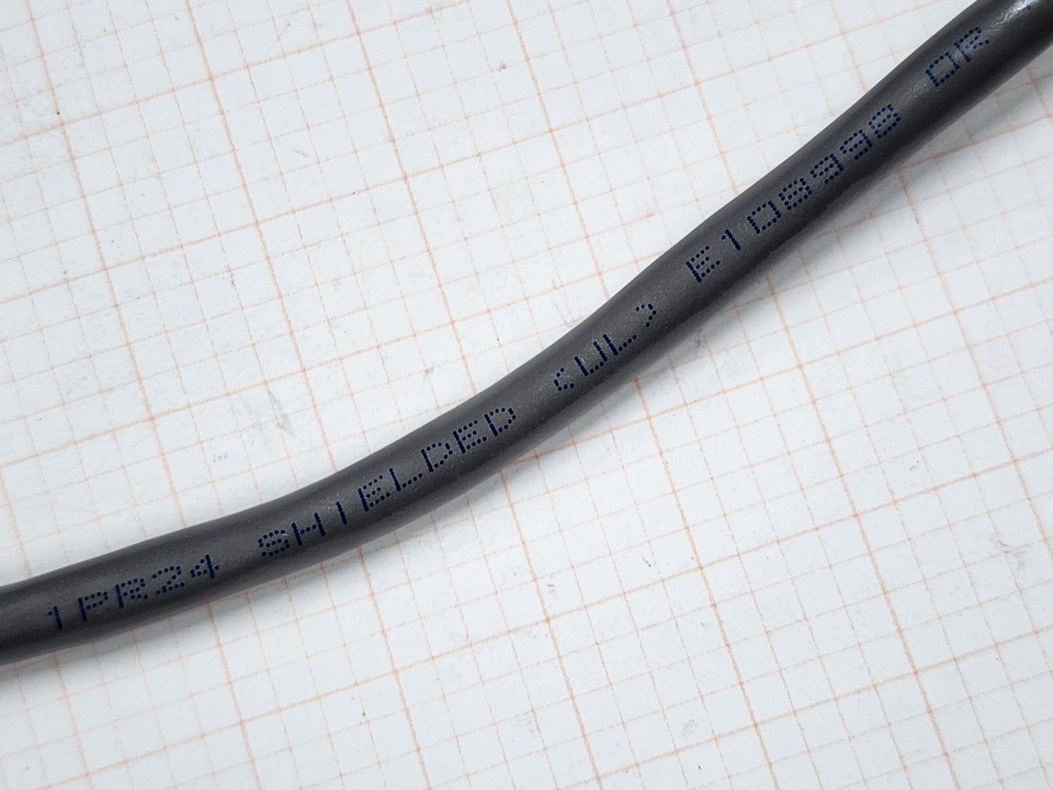 Belden 9841 24/1P RS485 120 Ohm Low Cap Multi-Shielded Computer Cable ...