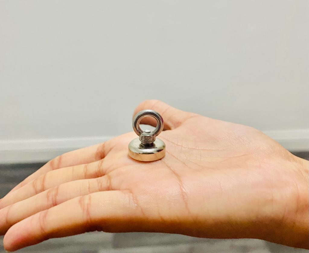 Neodymium Fishing Recovery Magnets Very Strong Pull Force 6kg up to ...