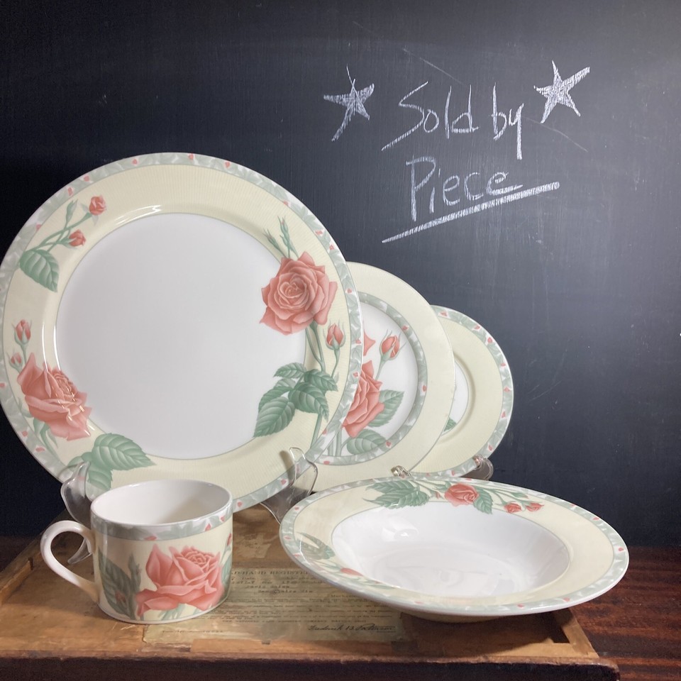 Victoria & Beale MISTY ROSE 9064 Casual Peach Roses Various Pieces Sold ...