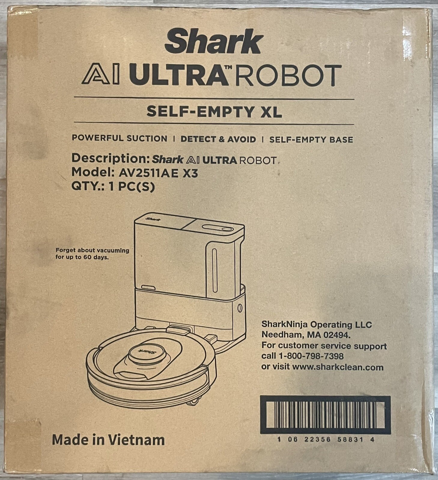 Shark AV2511AE AI Ultra Robot Vacuum Cleaner for sale online | eBay