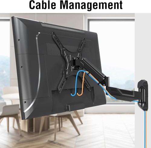 ELIVED Height Adjustable TV Wall Mount for Most 23-55 Inch TVs, Spring ...