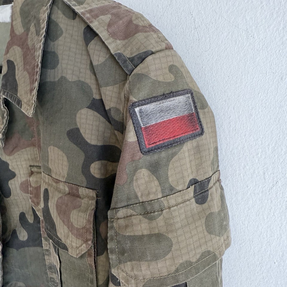 Polish Army Pantera Ripstop Camo Field Jacket Nice Patina Vintage | eBay