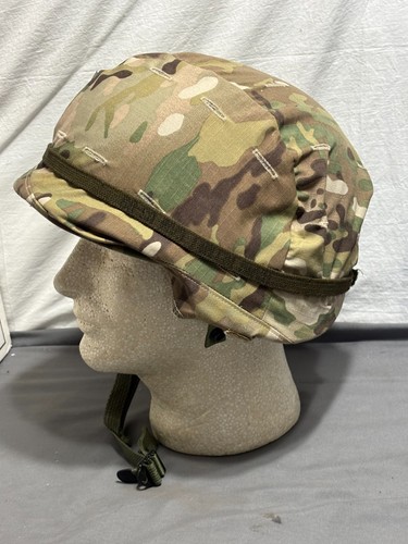 1980s US Army HELMET PASGT ground troops LARGE 2 Desert Woodland Camo ...