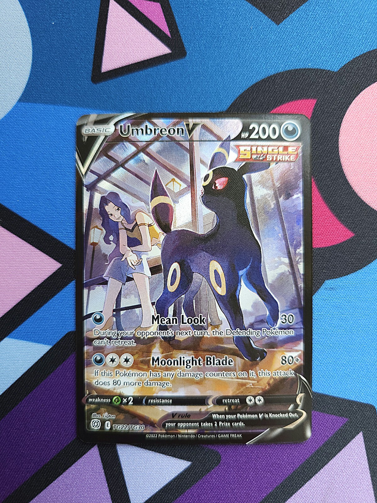 Umbreon V 2022 Sword & Shield: Brilliant Stars #TG22/TG30 Trainer ...