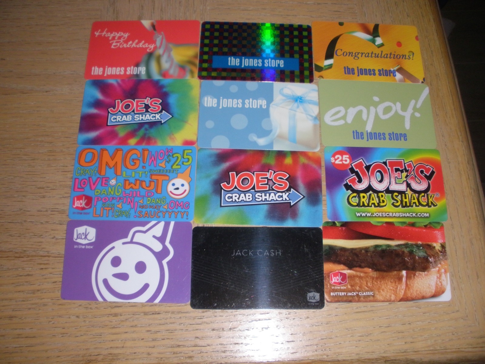 Three Store 12 different new and used collectible gift cards | eBay
