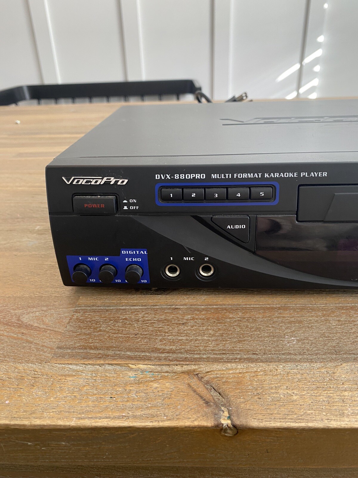 VocoPro DVX-880PRO Multi Format Digital Key Control Karaoke DVD/DIVX ...