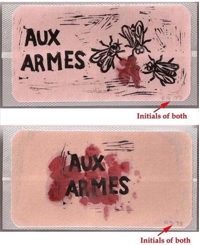 Richard Bosman / Thomas Disch (SIGNED by both) “Aux Armes” fly versions ...