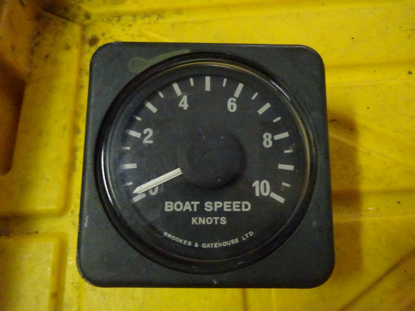 VINTAGE Brooks And Gatehouse B&G KNOT METER Analog W/ BEZEL | eBay