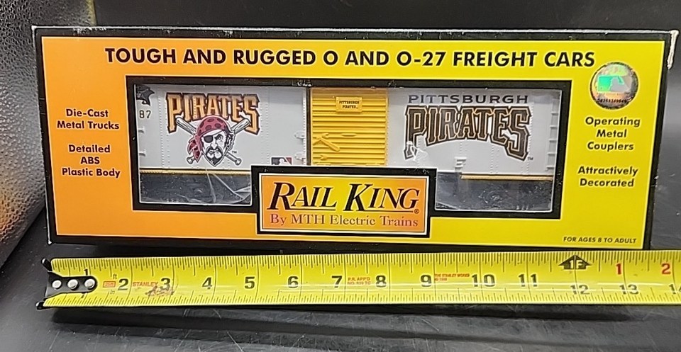 MTH Rail King Pittsburgh PIRATES Box Car O / O-27 #30-74182 Baseball ...
