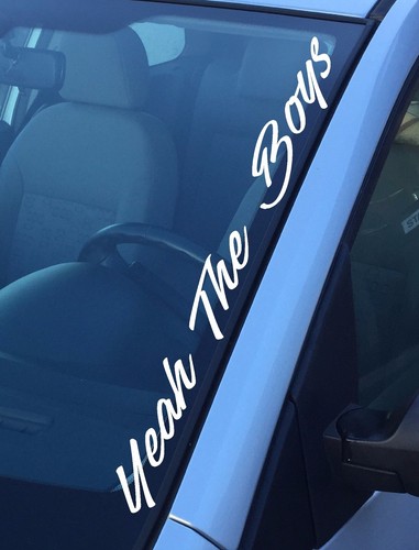 Yeah The Boys YTB Sticker Windscreen Decal 500mm | eBay Australia