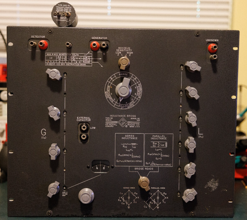 General Radio Genrad 1632-A Inductance bridge with 1632-P1 transformer ...