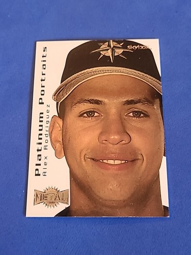 2000 Alex Rodriguez Skybox Metal #6 Platinum Portraits Insert | eBay