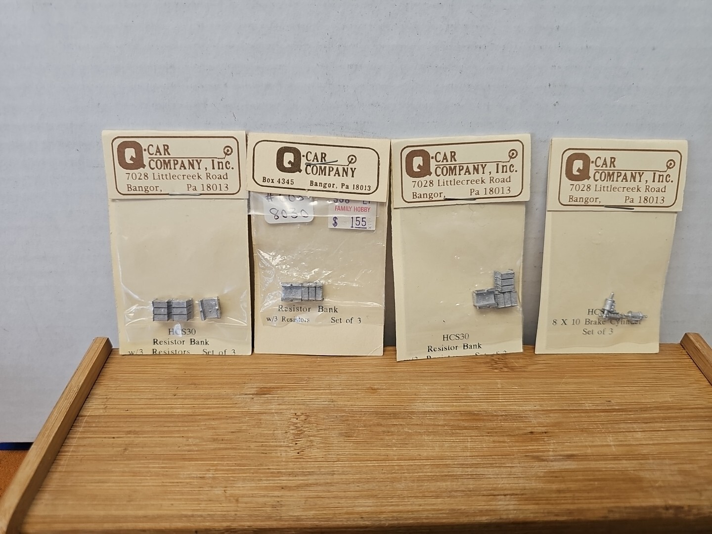 Lot of 7 Q-Car Company Cast Metal O Scale Train Detail Parts Model ...