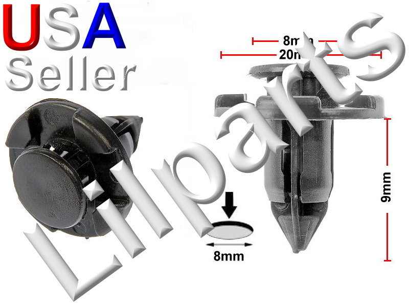 Engine Splash Shield Bumper Clip Retainer Fastener 01553-09241 ...