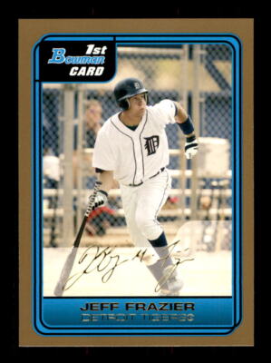 2006 Baseball Bowman Jeffrey Frazier Detroit Tigers #B58 Gold | eBay