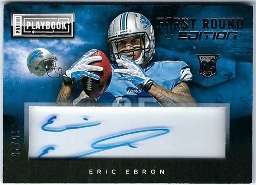 Eric Ebron 2014 Panini Playbook 1st Round Edition Autograph Rookie #d ...