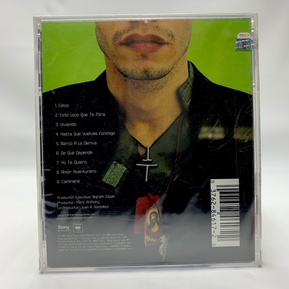 Marc Anthony CD Libre with Hype Sticker Celos Barco a la Deriva Salsa ...