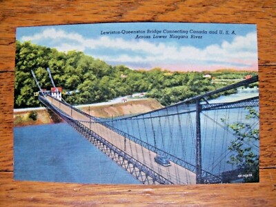Lewiston-Queenston Bridge connecting Canada and USA across lower ...